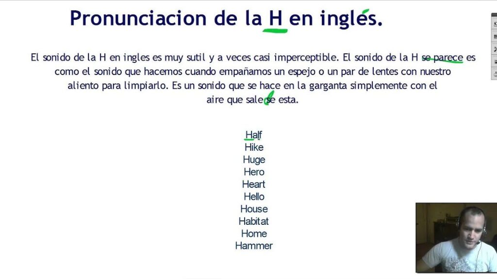 Cómo se pronuncia la h en inglés - Ecologia Cotidiana