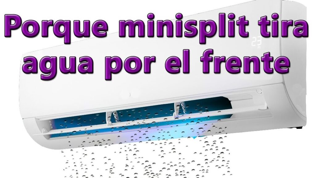 Se sale agua por el split del aire acondicionado: ¿qué hacer ...